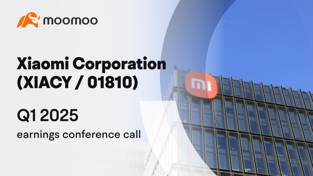 小米集団【01810】決算・予想｜業績と発表日（日本時間） - moomoo証券